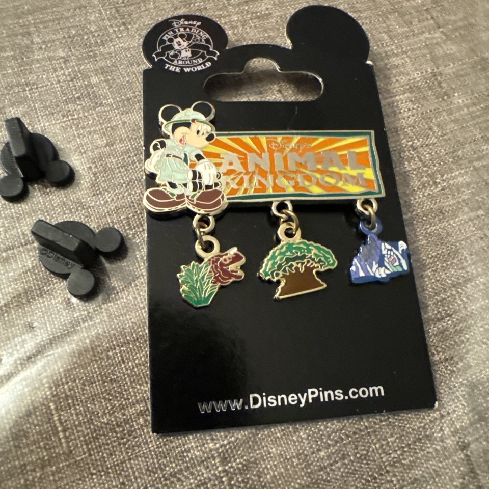 Disney's Animal Kingdom Theme Park Logo - Mickey Mouse Dangle Disney ...
