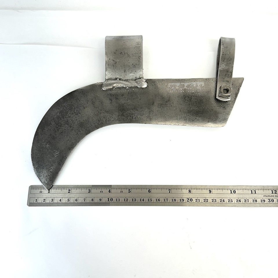 vintage KELLY AXE & TOOL WORKS TRUE TEMPER side axe ax brush axe, limb ...