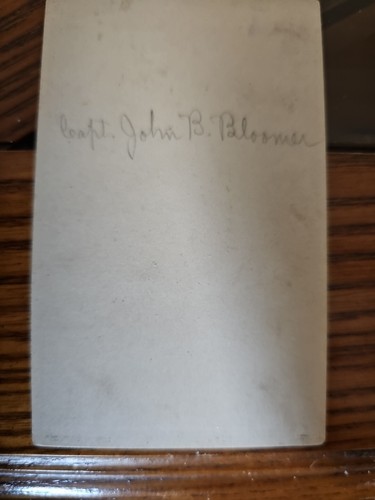 Civil War Cdv Of An Officer Capt John Bloomer | eBay