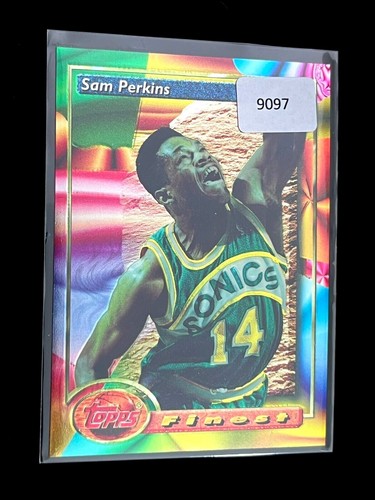 SAM PERKINS 1993-94 TOPPS FINEST Basketball Card #186 | eBay