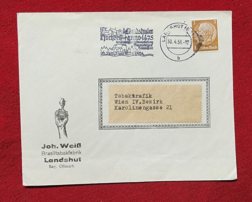 WW2 WWII Nazi Germany Third Reich Cover German Envelope w special ...