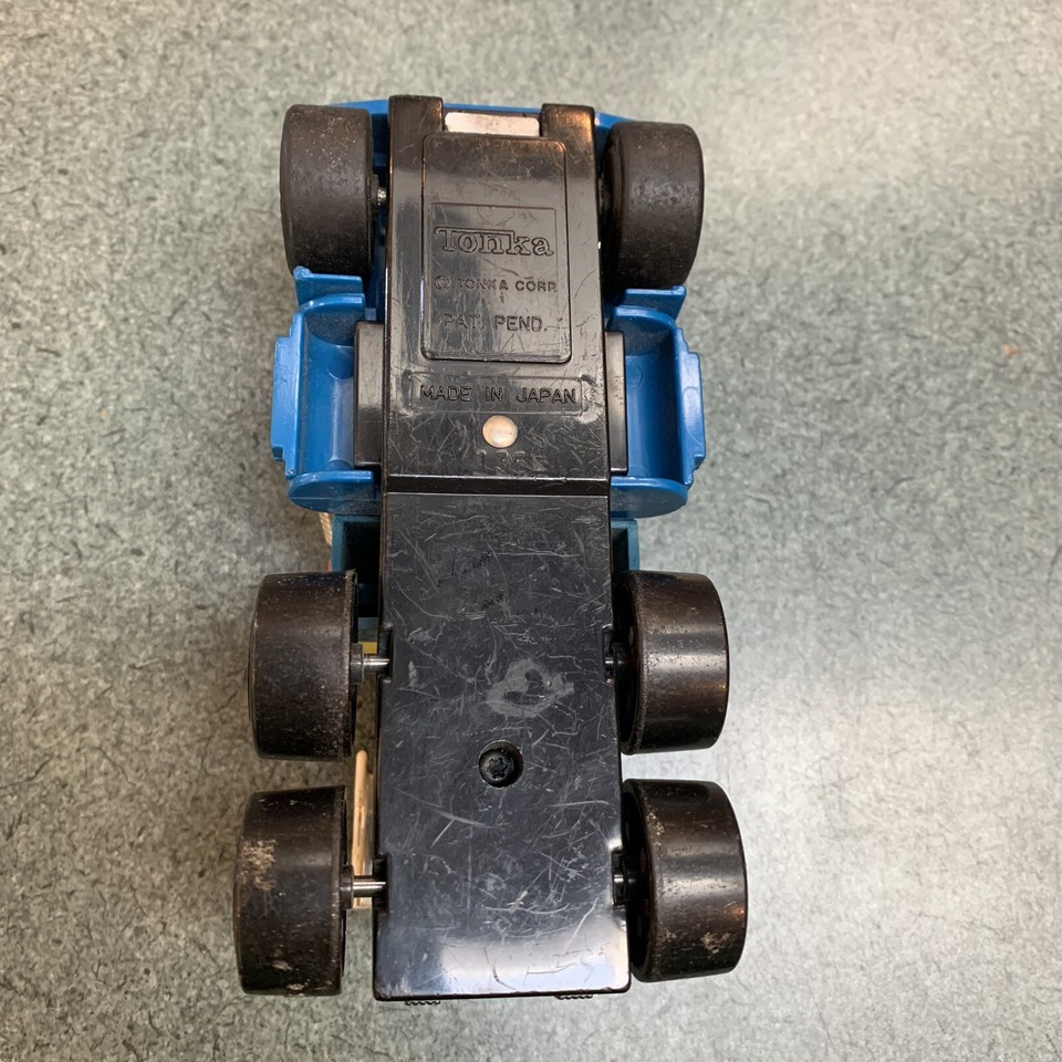 Vintage Tonka GMC General Truck Made In Japan #135 Blue Plastic Toy | eBay
