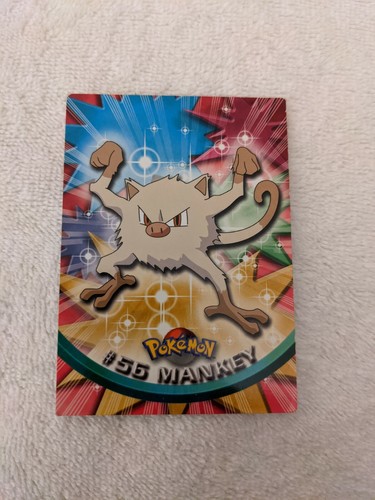 1999 Topps Pokemon Tv Animation Edition #56 Mankey | eBay