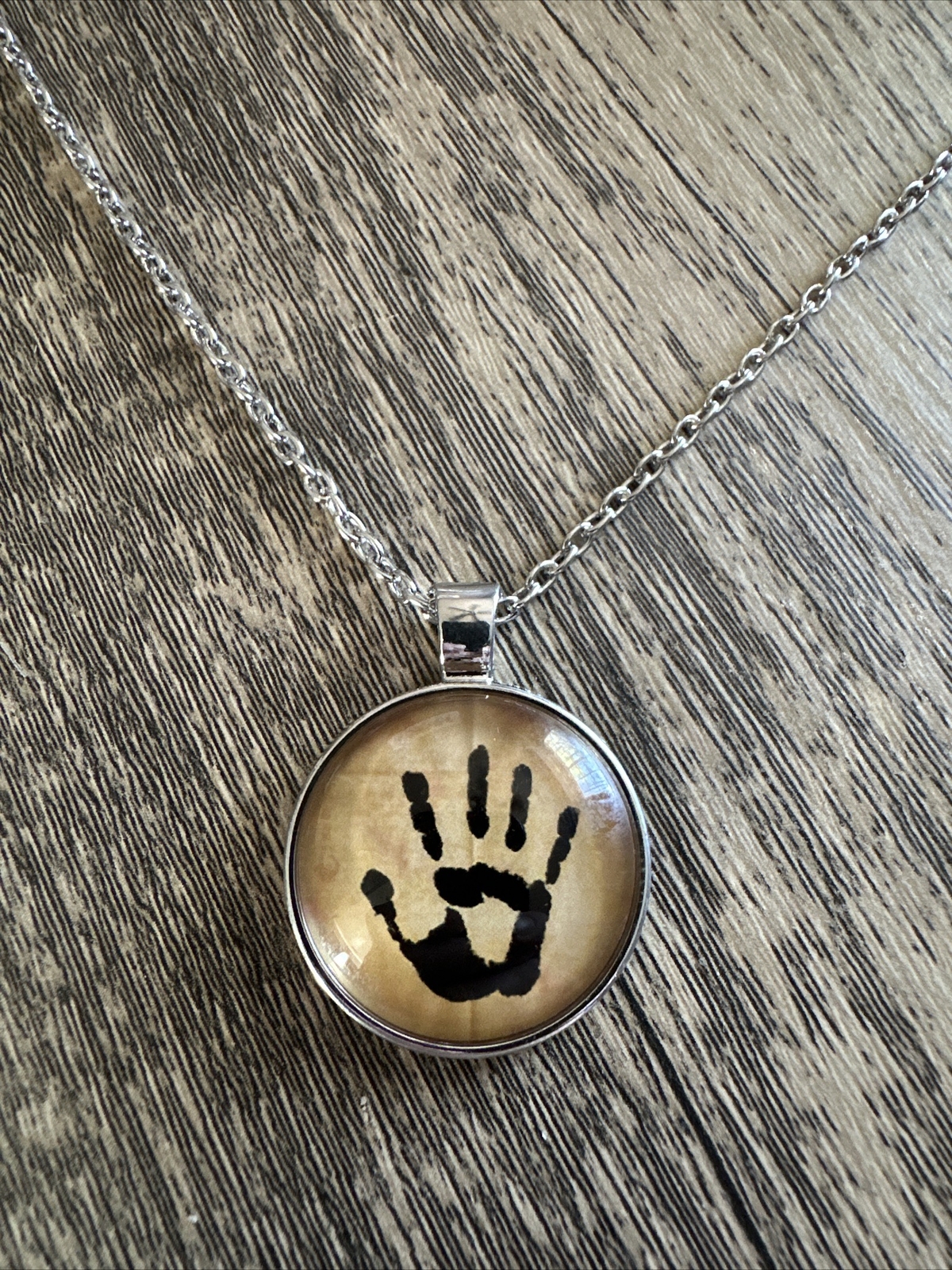 Skyrim Elder Scrolls Dark Brotherhood Necklace Gamer Jewelry - Hand of ...