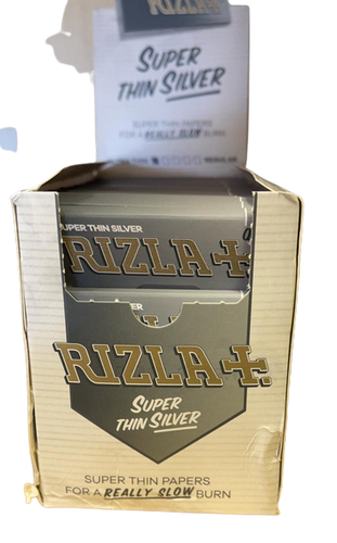 1-50 BOOKLETS OF RIZZLA SILVER REGULAR ROLLING PAPERS | eBay