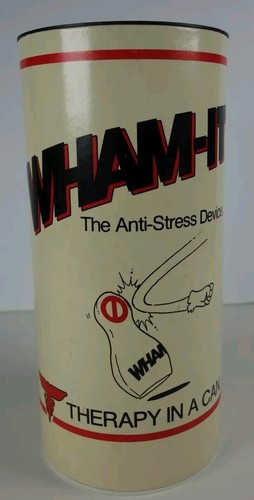 Vintage Toy Wham-It The Anti-Stress Device Therapy in a Can Office ...