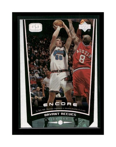 1998-99 Upper Deck Encore Vancouver Grizzlies Basketball Card #85 ...