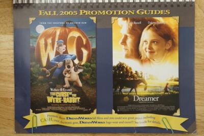DreamWorks Fall 2005 Movie Promo Advertising Press Kit Packet Wallace ...