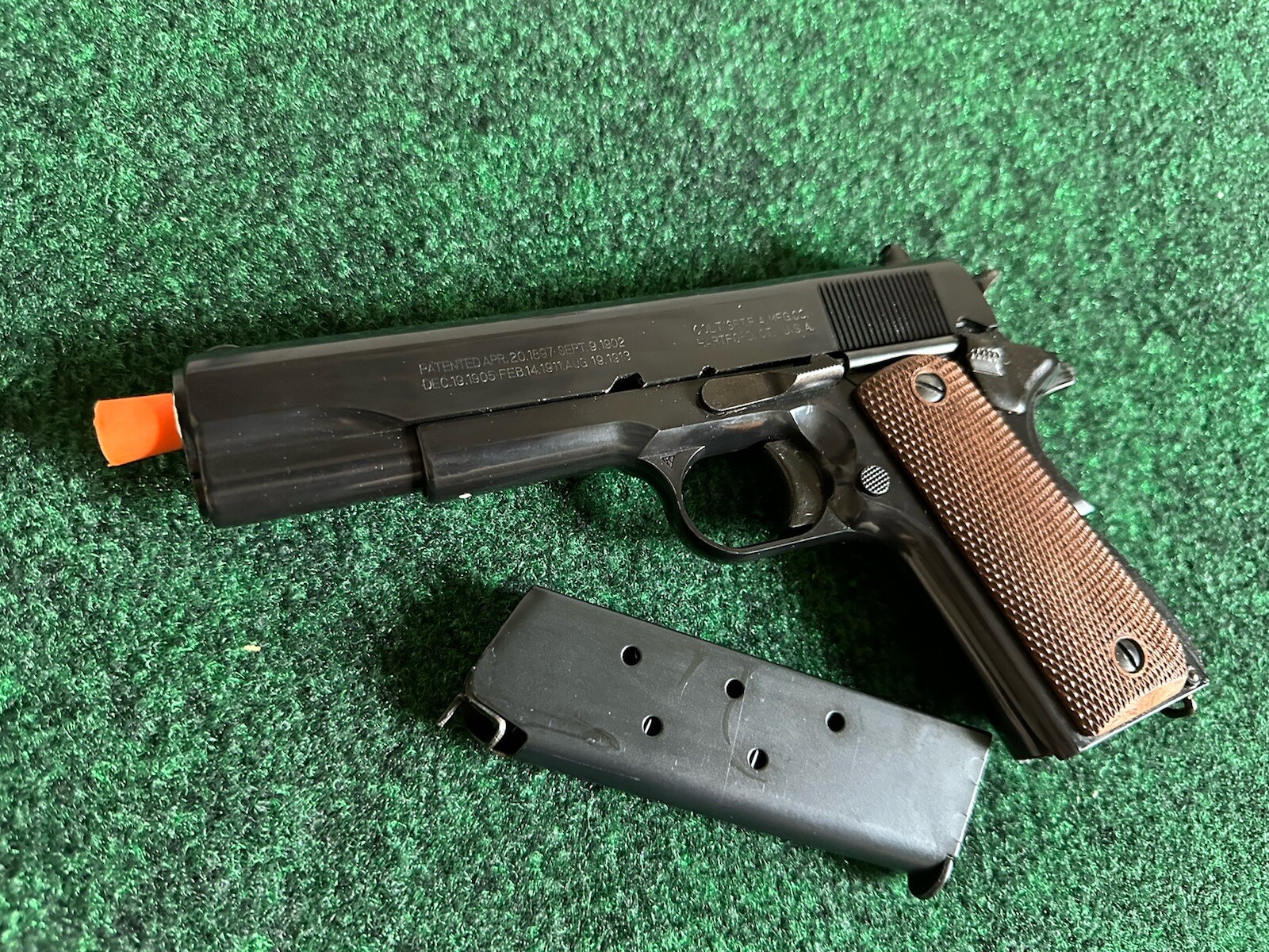 MGC 1911 Pistol Cap Prop Movie Gun | eBay