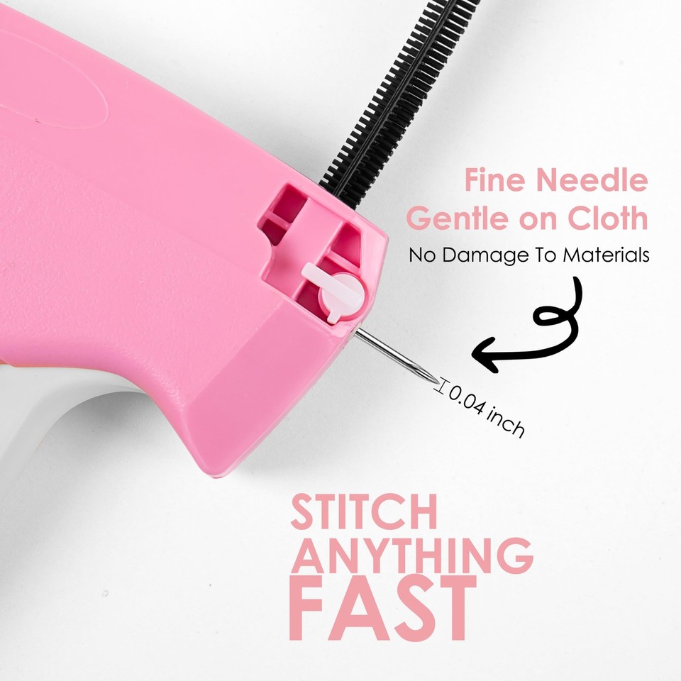 Stitchy Gun for Clothes - Handheld Stitch Gun Quick Clothing Fixer ...