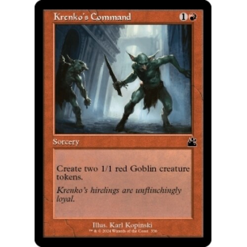 KRENKO'S COMMAND (RETRO FRAME) X4 Ravnica Remastered Magic MTG MINT ...