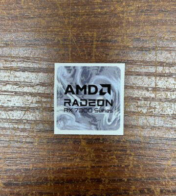 1x Radeon RX 7000 Desktop / Laptop Custom Sticker Label (NEW) | eBay