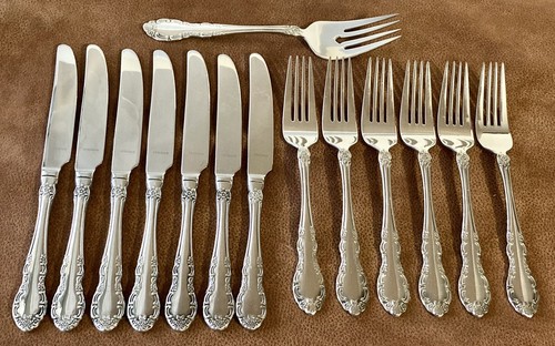 Oneida EXETER Stainless Flatware -14 Pieces, Forks, Knives | eBay