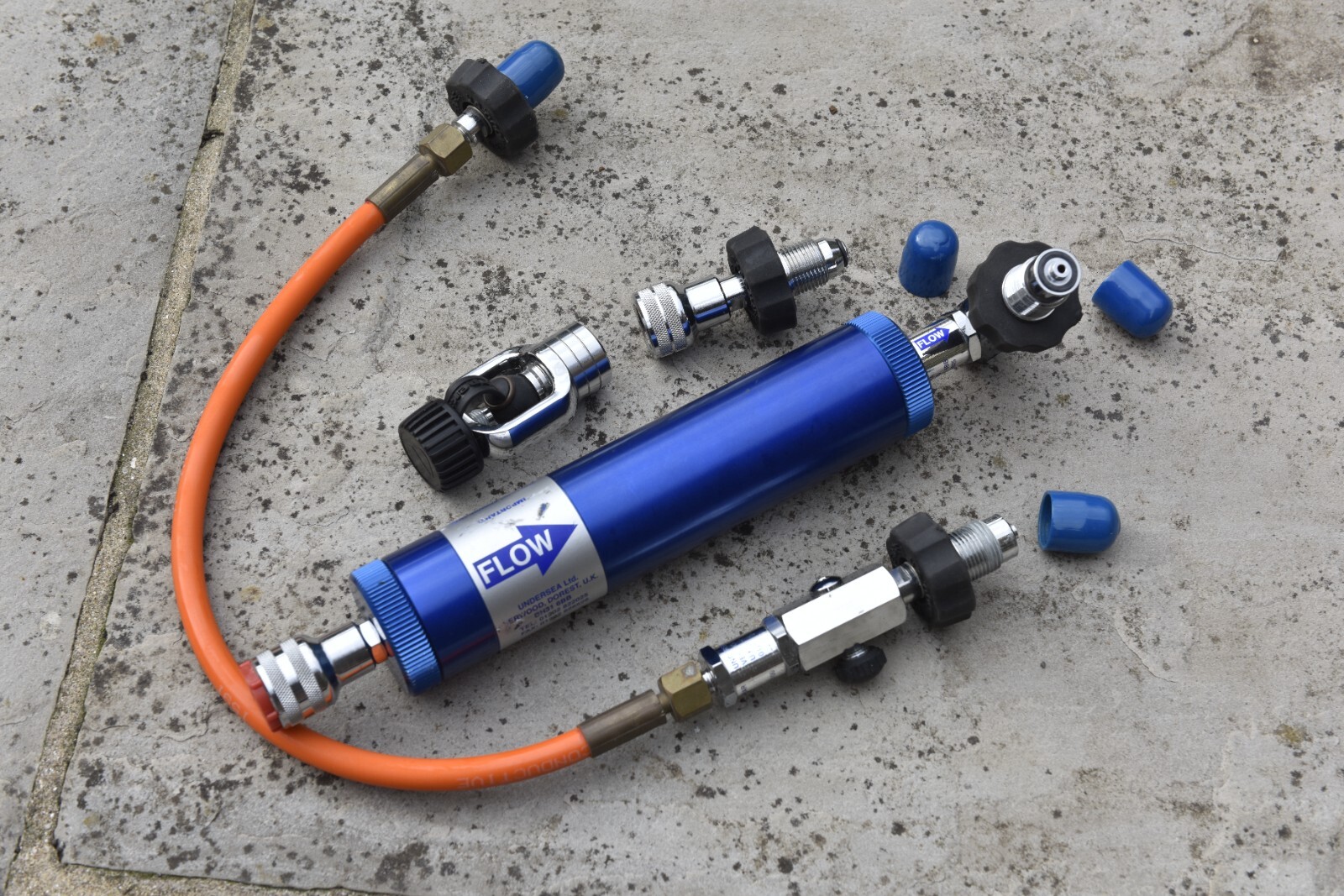 Technical Dive Kit Blending Decanting Whip UNDERSEA LTD VERWOOD UK Air ...