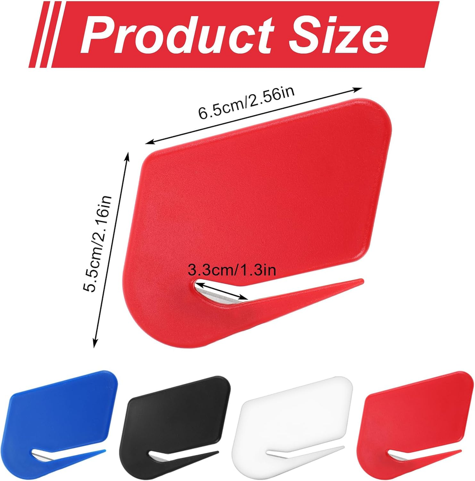 Letter Opener Envelope Slitter 4 Pcs Plastic Letter Openers Blade ...