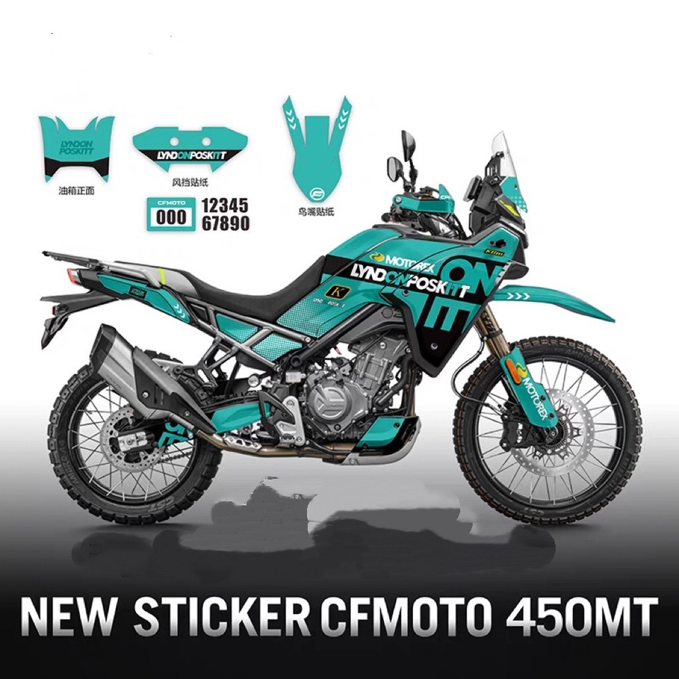 CFMOTO 450MT Fairing Decal Sticker Kit Graphics kit Fit 2024-2026 | eBay