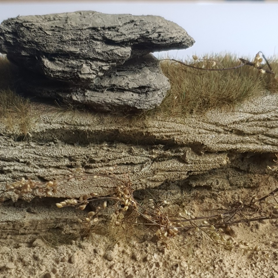 DIORAMA BASE COMPLETED Model Kit 1/35 1/48 IRAQ AFGHAN WAR DESERT BOLT ...