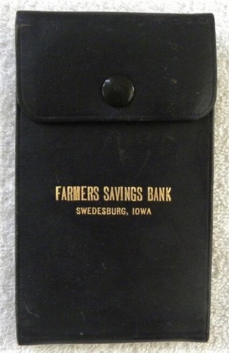 1920s Farmers Savings Bank, Swedesburg, Henry County, Iowa IA Checkbook ...