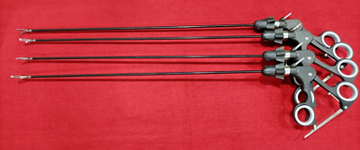 4pc-Laparoscopic Bariatric Grasper Set 5mm SS Reusable Endoscopy ...