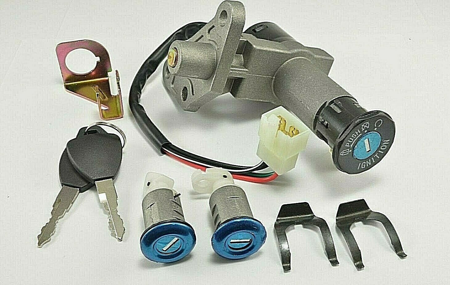 Scooter Ignition Switch Key Set 139QMB 50cc GY6/150cc Chinese Scooter ...