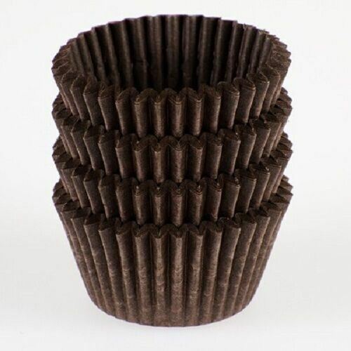 Patty Pans Brown #408 - 44x30mm Cupcake Muffin Cases Liners Cake Boards ...