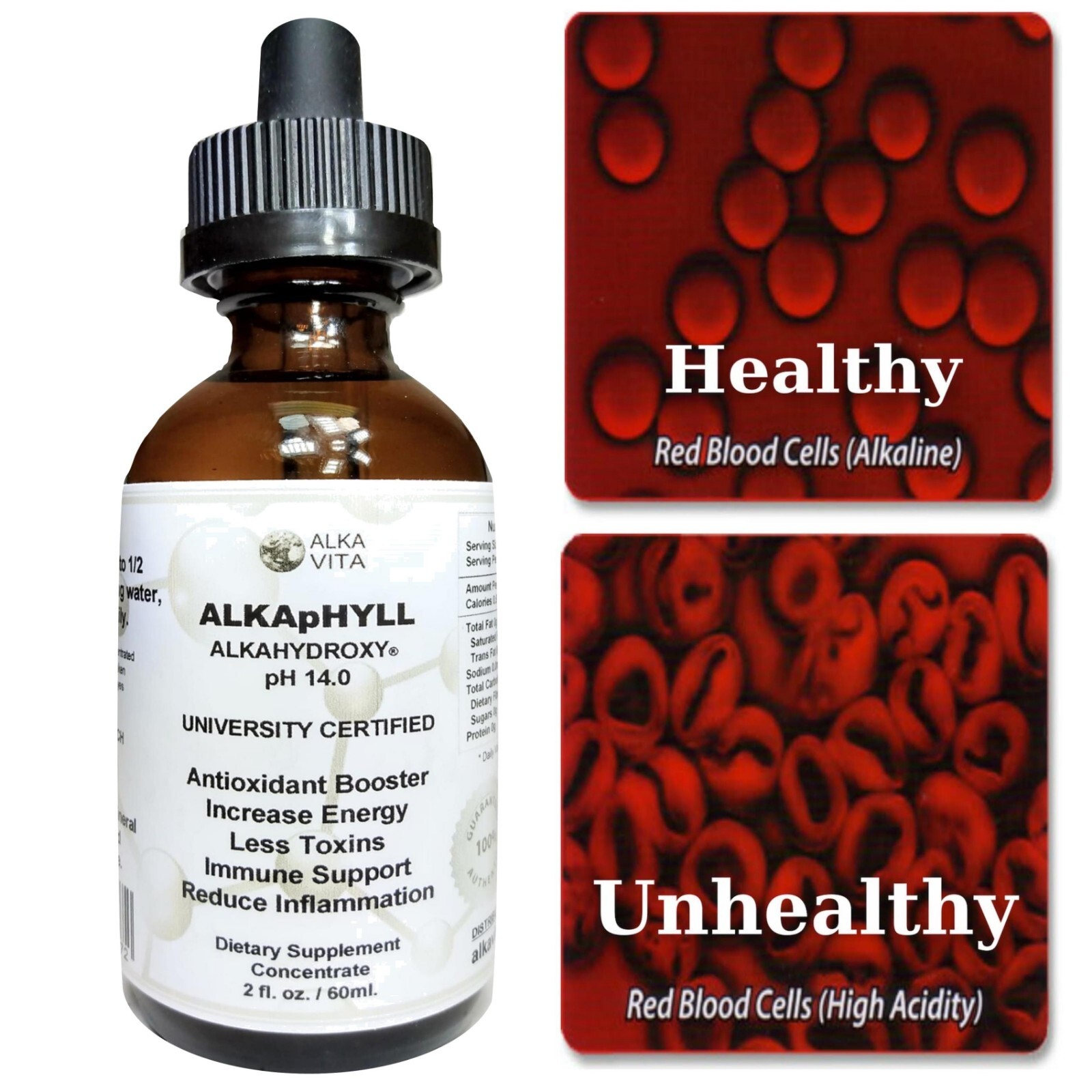 Immune Booster Alkahydroxy Alkaline Antioxidant University Certified By ...