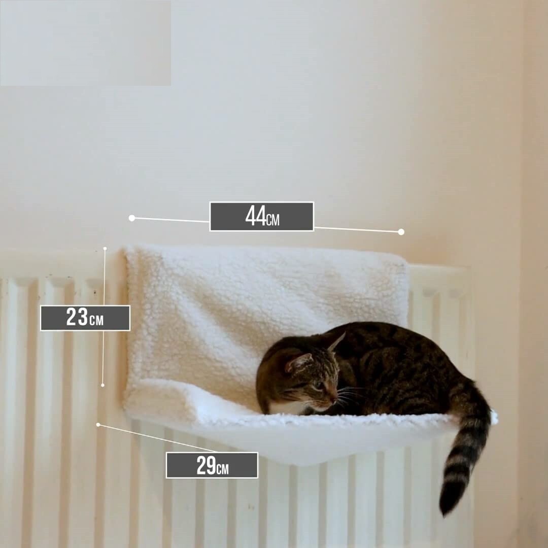 CAT DOG RADIATOR BED WARM FLEECE BEDS BASKET CRADLE HAMMOCK ANIMAL ...