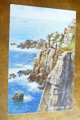 H717 LANDS END POINT 'Art Colour' Valentines Postcard | eBay