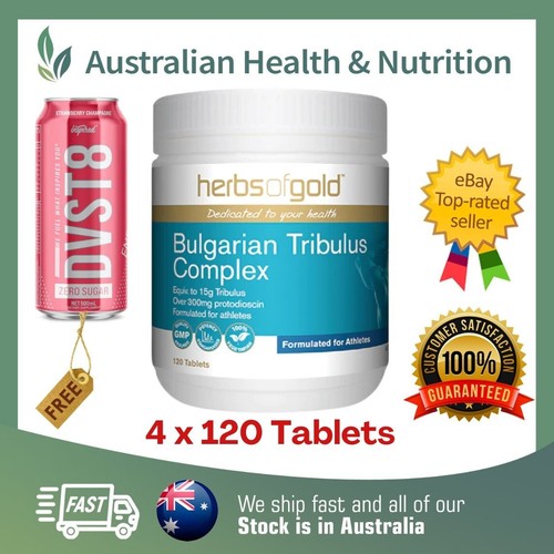 4 x HERBS OF GOLD BULGARIAN TRIBULUS COMPLEX 120 TABLETS + FREE SAME DAY POST | eBay Australia