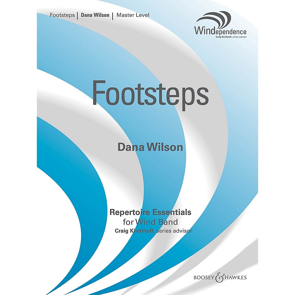 Footsteps (Score Only) Concert Band Level 4 Composed by Dana Wilson | eBay