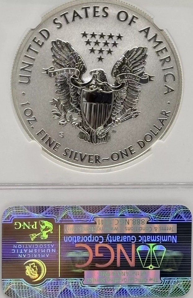 2012-S American Silver Eagle REVERSE PROOF NGC PF69 - First Releases ...