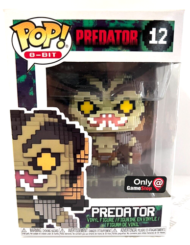 FUNKO POP! 8-Bit - Predator - Predator #12 Gamestop Exclusive | eBay