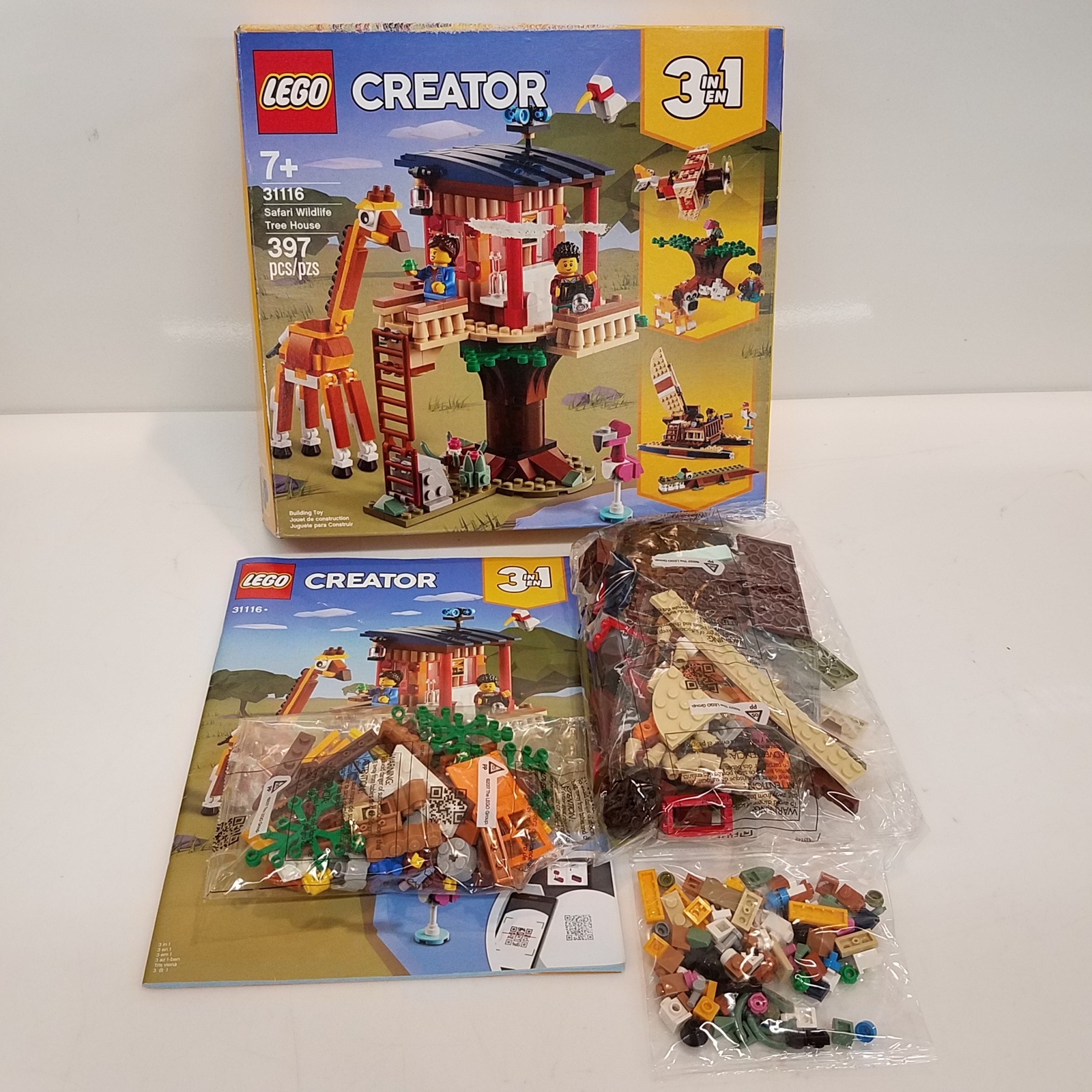 Lego Creator (31116): Safari Wildlife Tree House Open Box | eBay