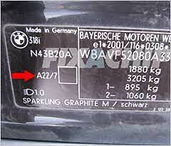 For BMW A07 MYSTIC BLUE Touch up paint pen with brush (SCRATCH REPAIR ...