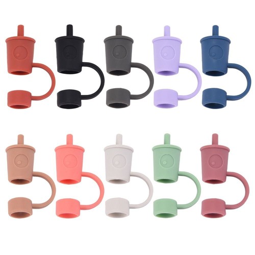 Splash Proof Silicone Straw Plug Cup Accessories Plugs Cover Outdoor | eBay