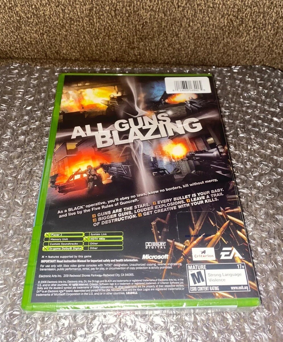 Black (Microsoft Xbox, 2006) for sale online | eBay