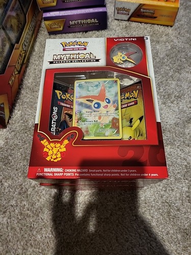 POKEMON 2016, 20th Anniversary Mythical Pin BOX VICTINI SEALED ...