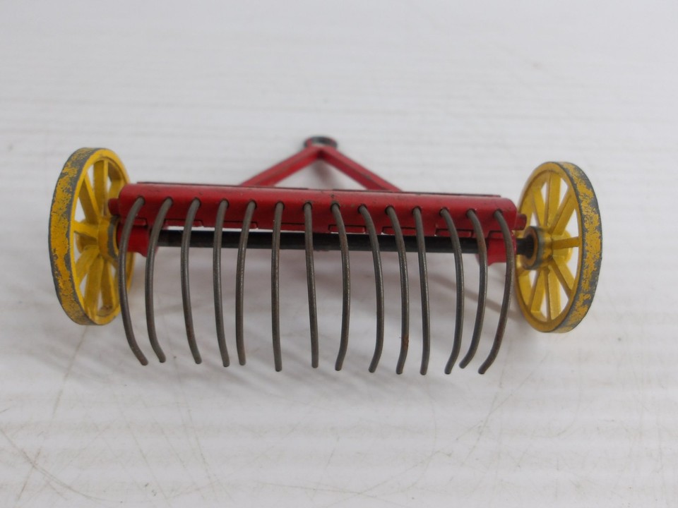 Dinky Toys 27AK Farm Tractor Massey Harris Hay Rake Vintage Model | eBay