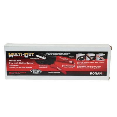 Ronan Multi-Cut Rubber 2½" Utility Cutter Model 301 MADE IN USA | eBay