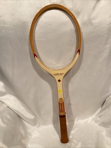 Vintage New Spalding Tennis Racket World Open 4 3/8” Grip Made In ...