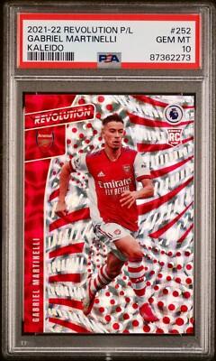 2021-22 Gabriel Martinelli Panini Revolution Kaleido Arsenal Rookie 22/ ...