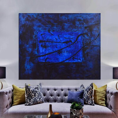 Mark Rothko ,Jackson Pollock style Canvas painting 72”X60”Abstract,6ft ...