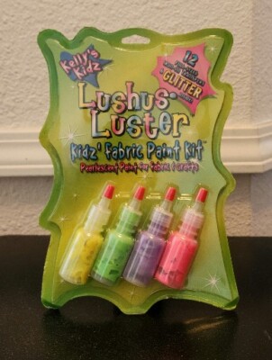 Kelly's Kidz Lushus Luster Kidz Fabric Paint Kit | eBay