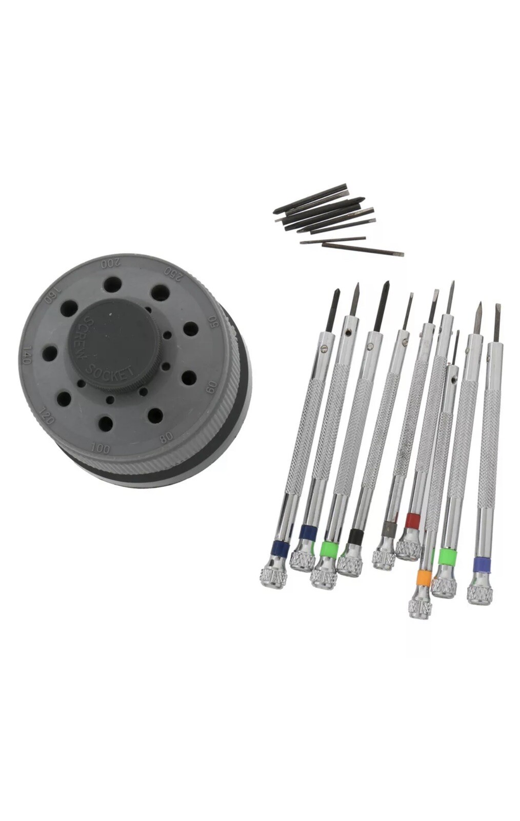 Precision Screwdriver Set Watch Flat Blade Slotted Watchmakers jeweler ...
