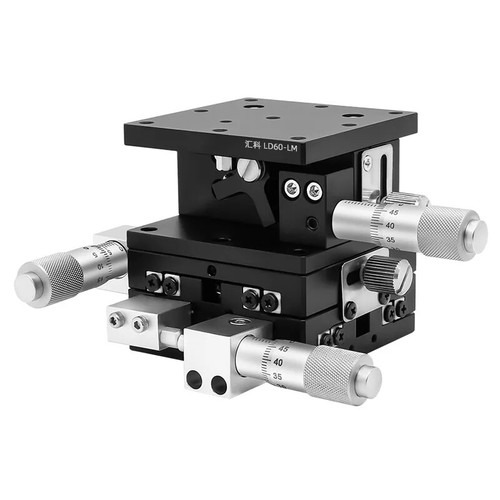 XYZ Axis Manual Precision Displacement Stage Aluminium Alloy Moving ...