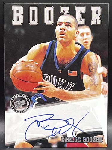 2002 Press Pass Draft Picks Carlos Boozer Rookie Autograph /100 | eBay
