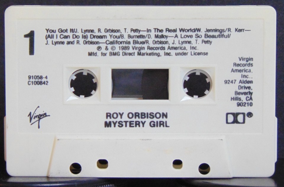Roy Orbison – Mystery Girl - 1989 Virgin Rock Cassette Tape, Album "You ...