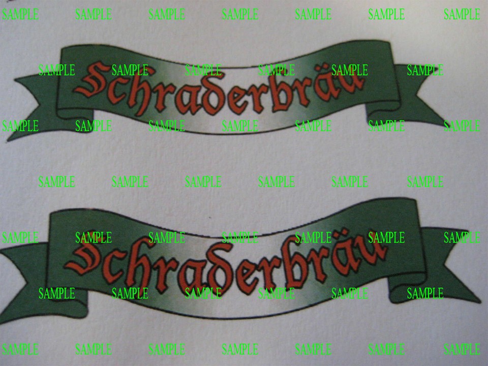 Breaking Bad Schraderbrau Beer Bottle Labels Set of 6 Hank Schrader | eBay