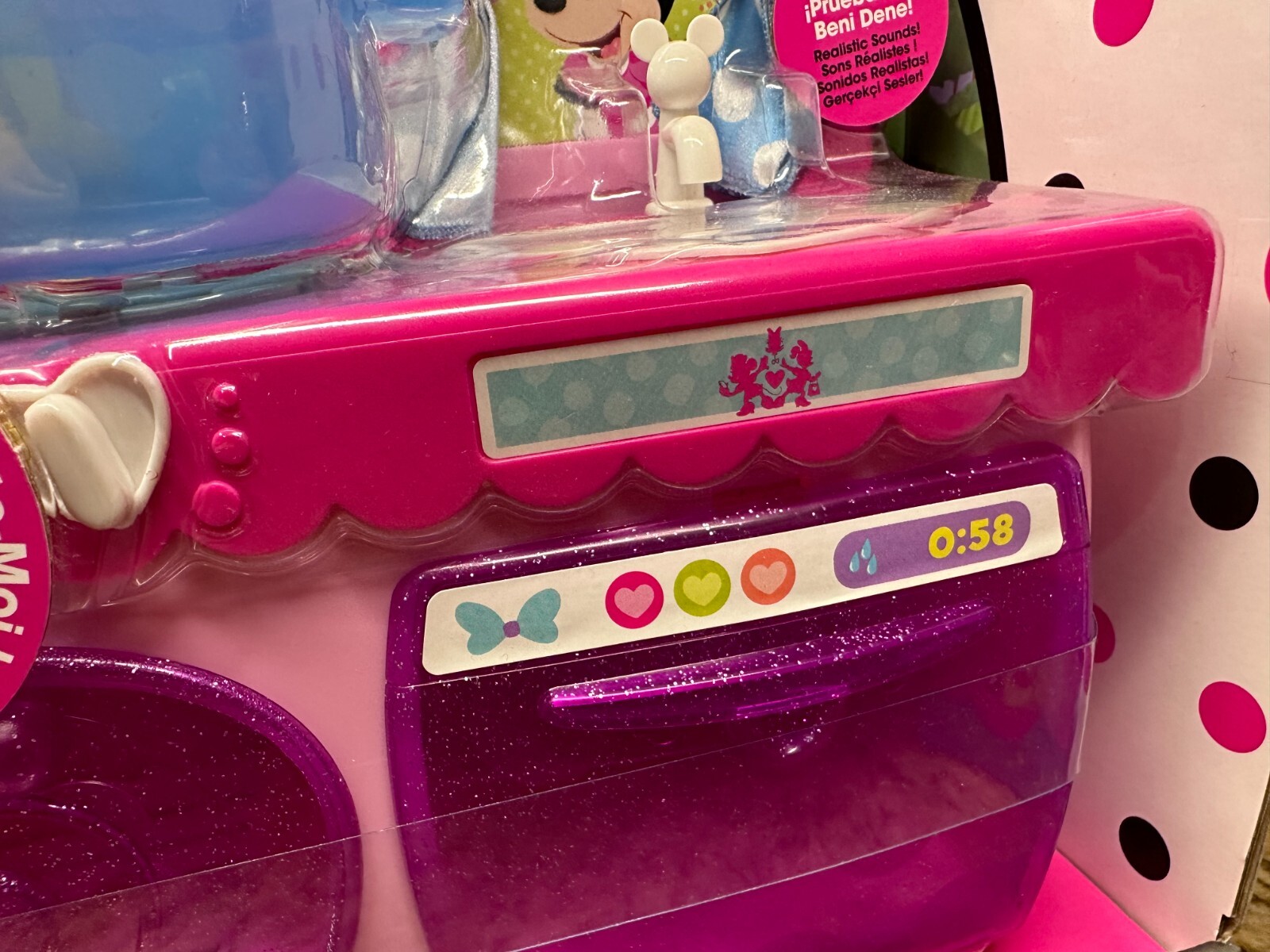 Disney Minnie Mouse Kitchen Play Set, Oven Set Pan Set Best Christmas ...