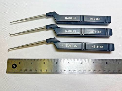 Lot of 3 Codman Symmetry Microdiscectomy Karlin Cervical Curettes ...